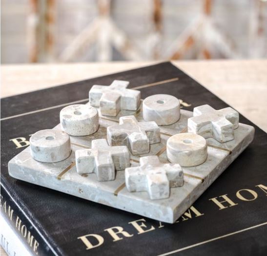 Marble Tic-Tac-Toe Set – West Rowe